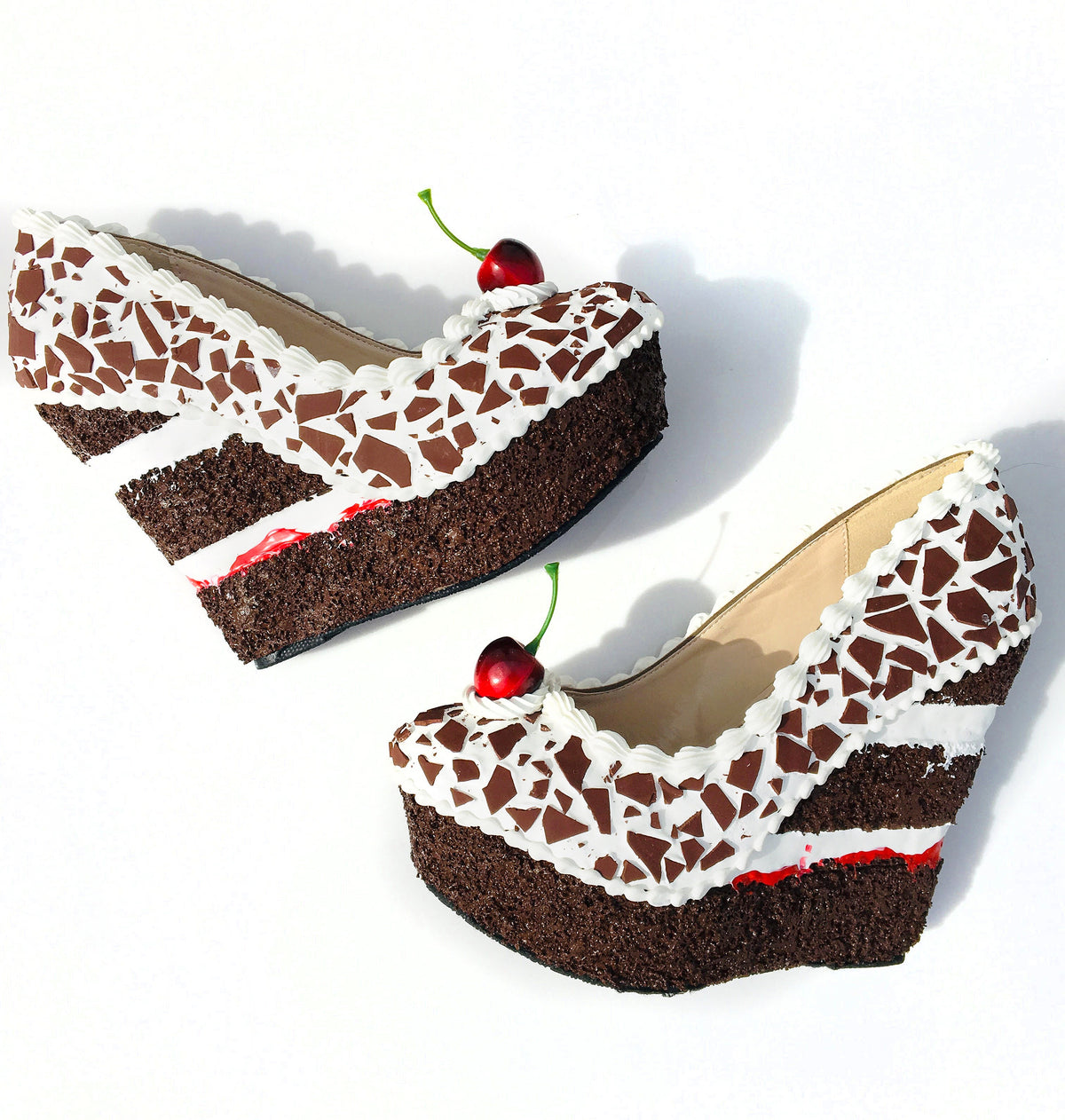 Black Forest Cake Wedge 4" - Shoe Bakery